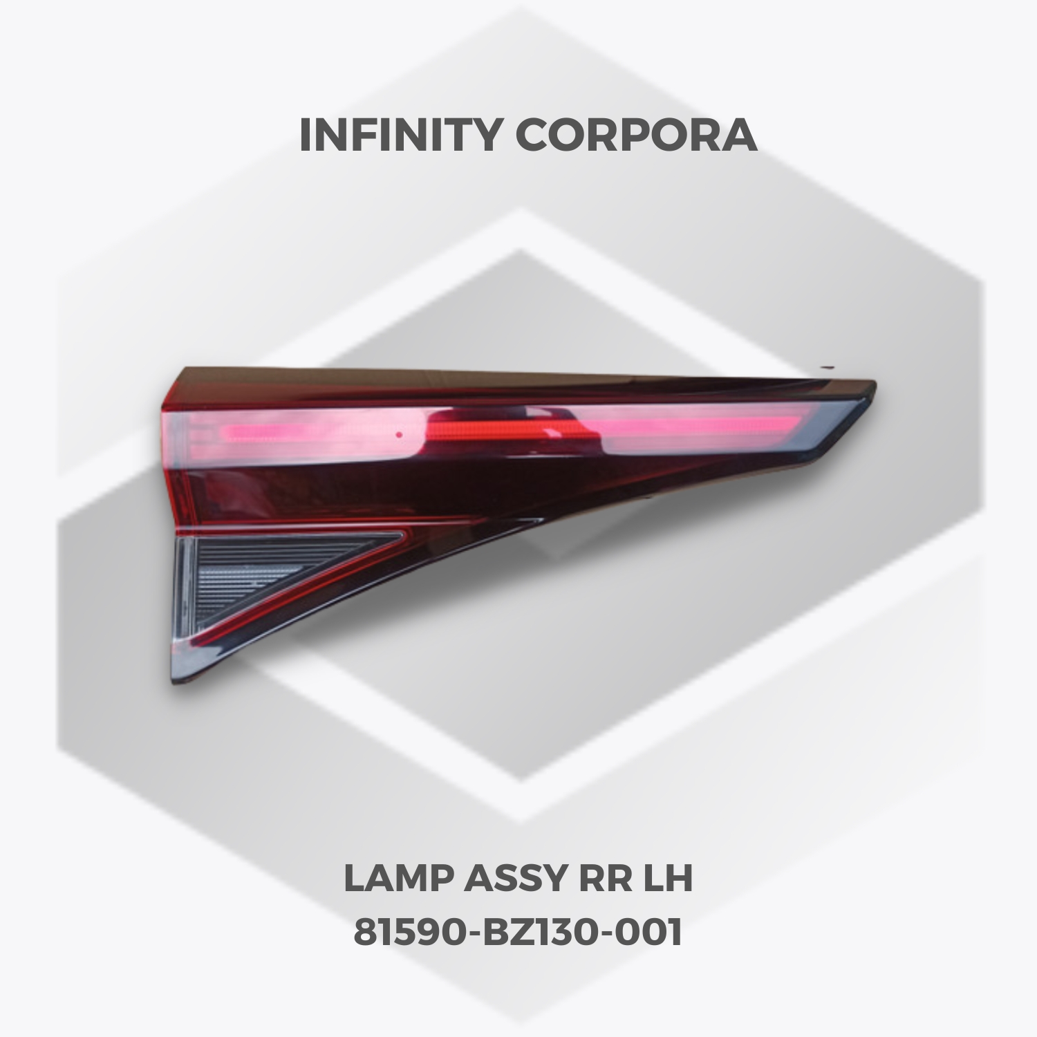 LAMP ASSY, RR, LH - Infinity Corpora System