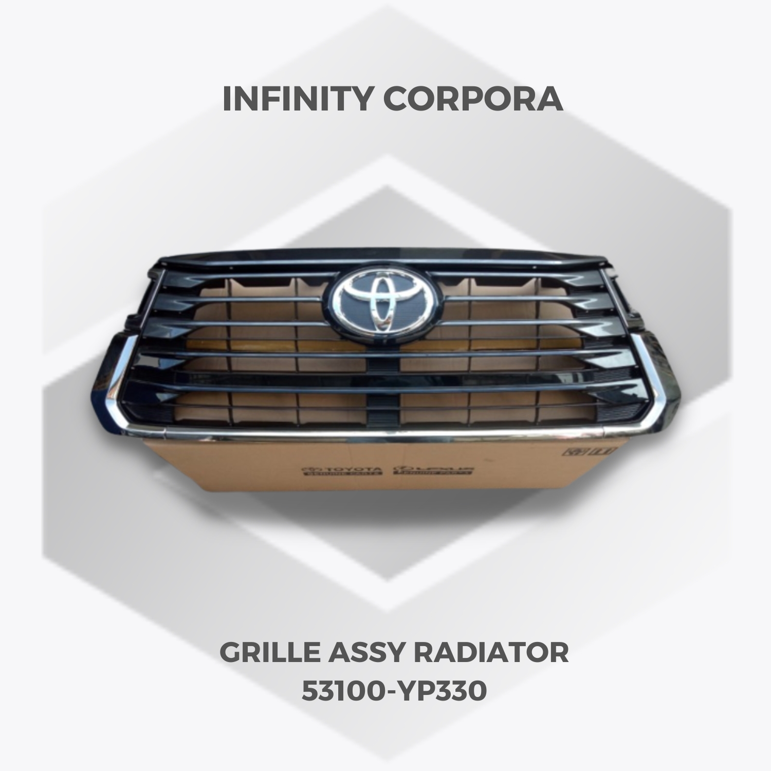 GRILLE ASSY RADIATOR - Infinity Corpora System