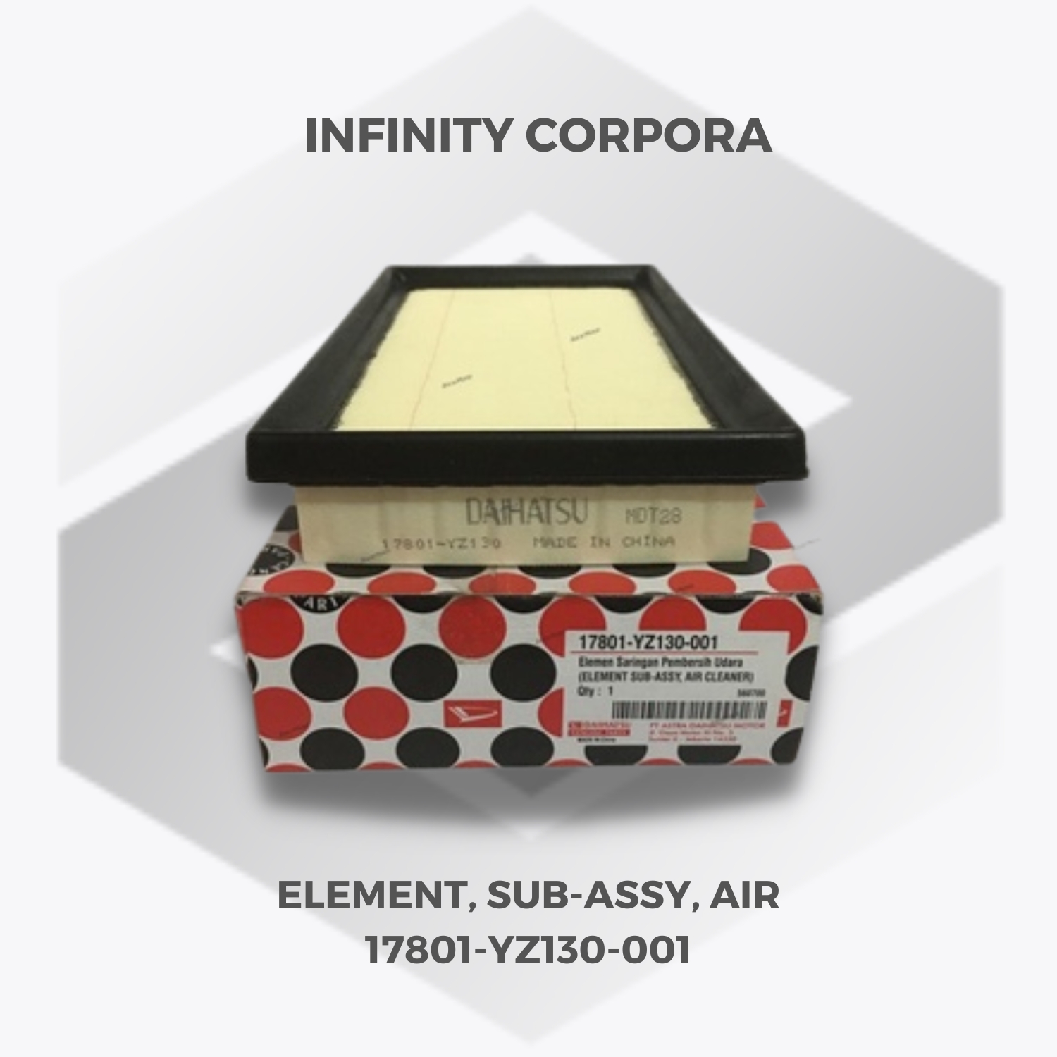 ELEMENT, SUB-ASSY, AIR - Infinity Corpora System