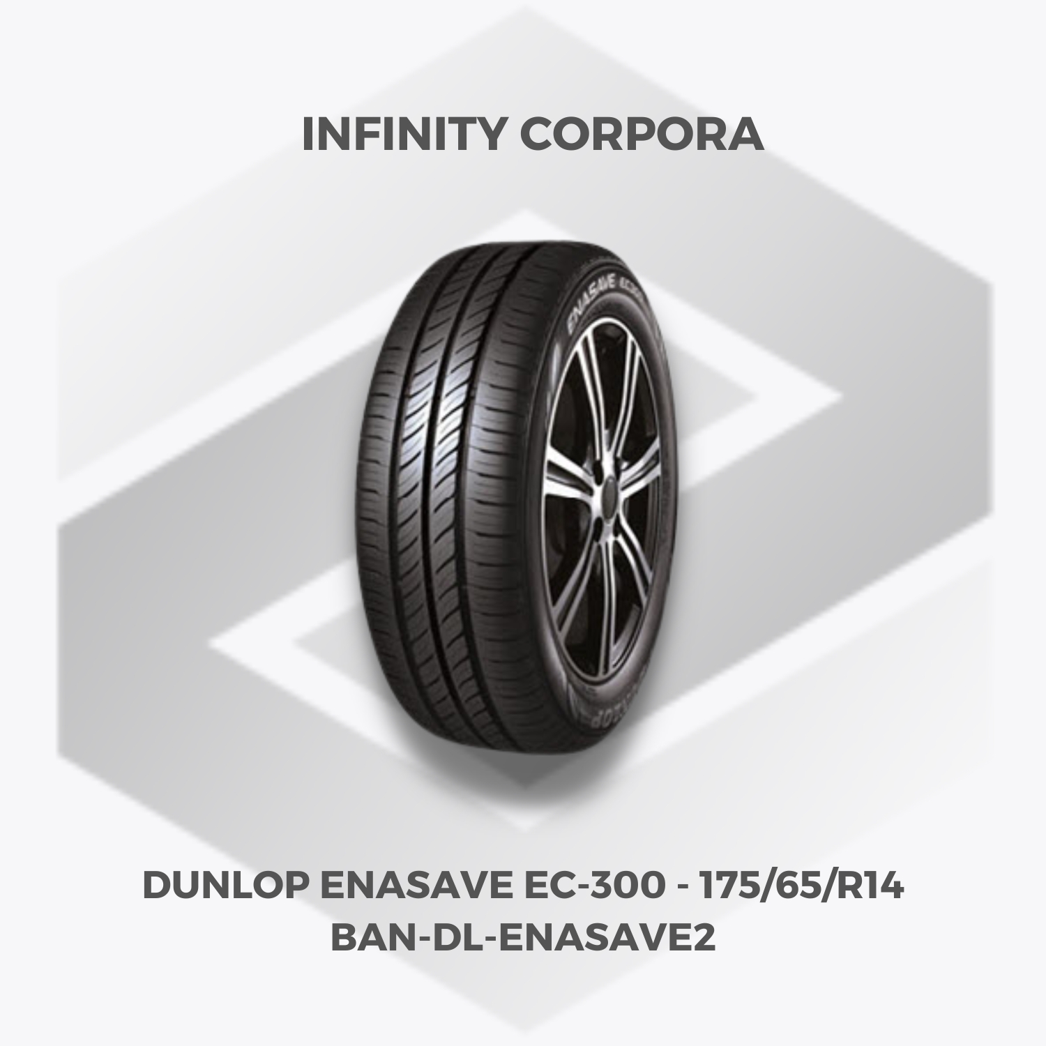 BAN DUNLOP ENASAVE EC-300 - 175/65/R14 - Infinity Corpora System