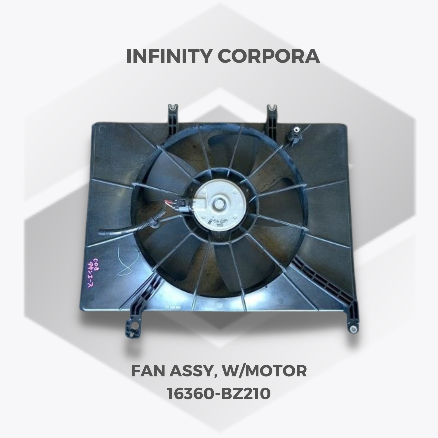 FAN ASSY, W/MOTOR - Infinity Corpora System