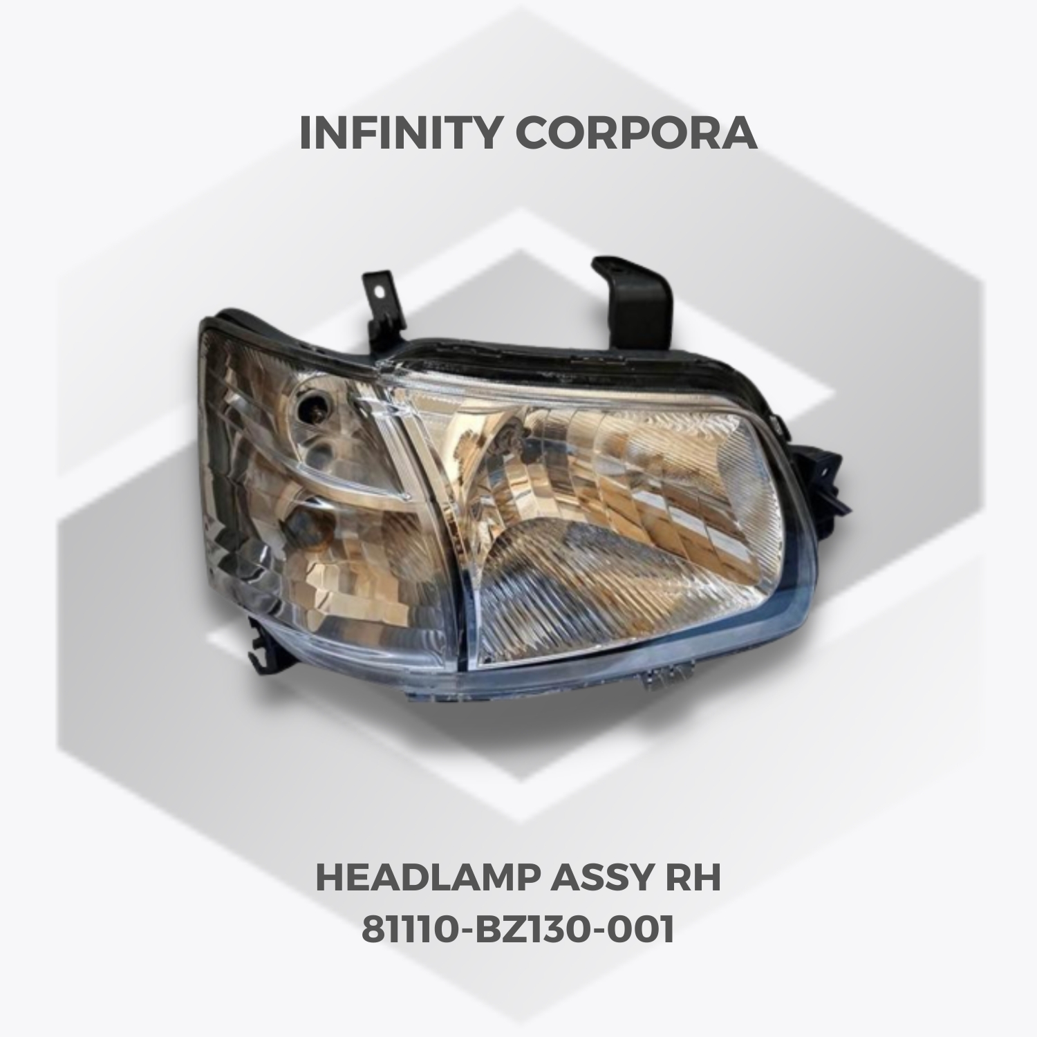 HEADLAMP ASSY, RH - Infinity Corpora System