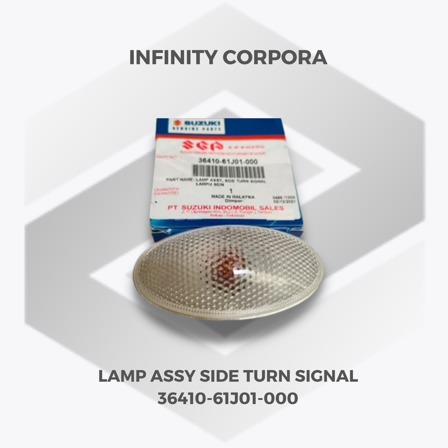 LAMP ASSY SIDE TURN SIGNAL - Infinity Corpora System