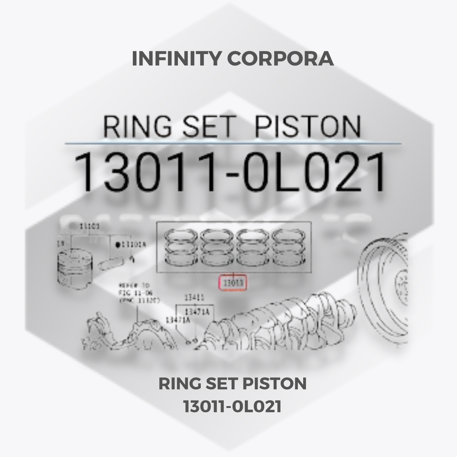 RING SET, PISTON - Infinity Corpora System