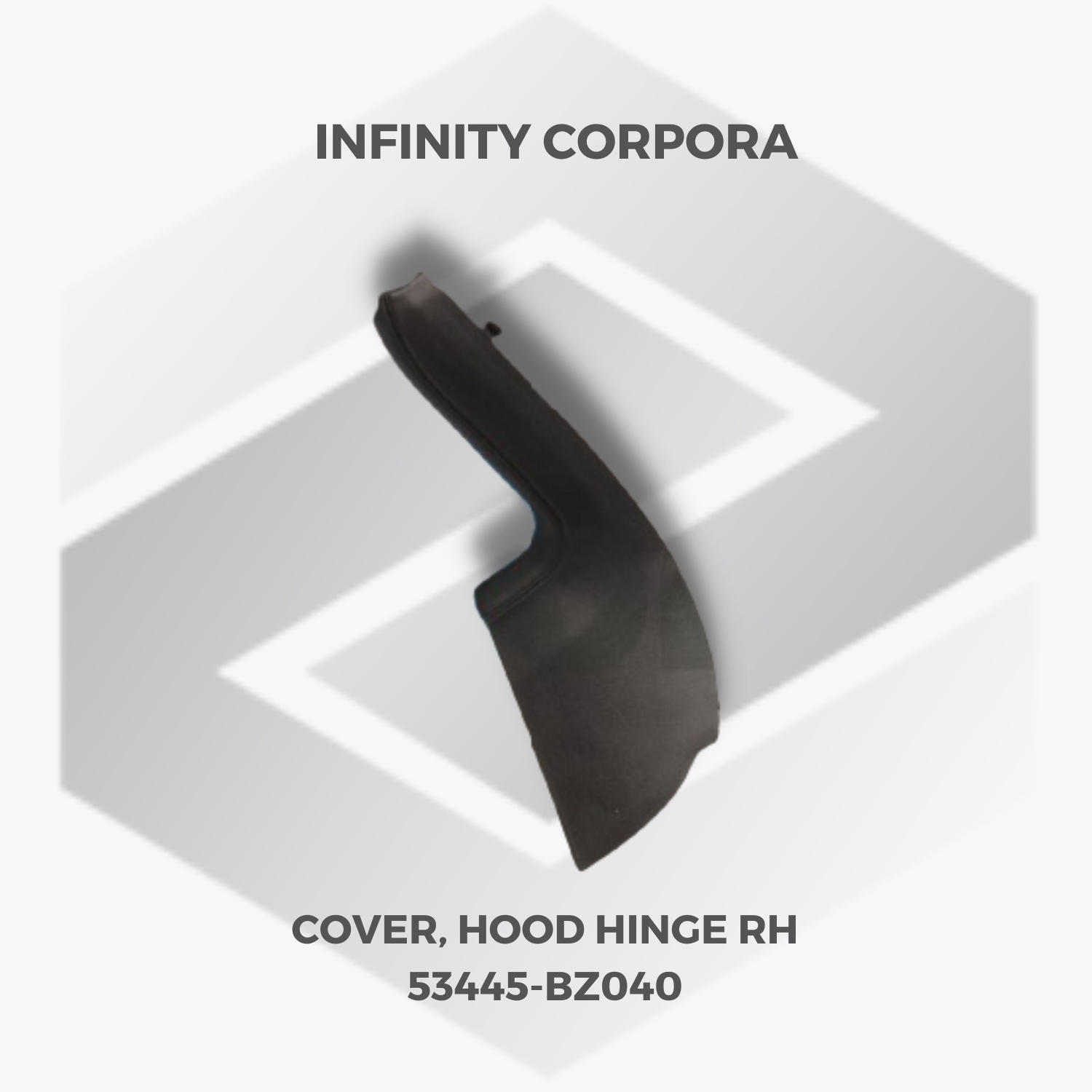 COVER, HOOD HINGE RH - Infinity Corpora System