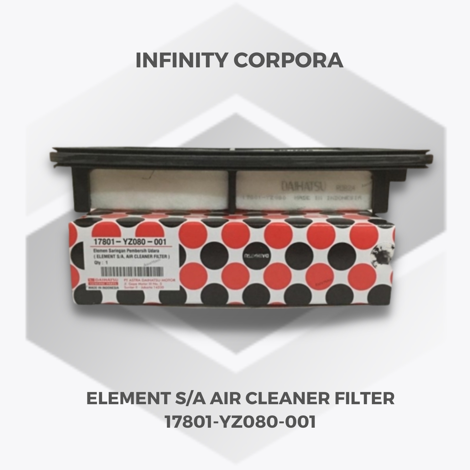 ELEMENT S/A, AIR CLEANER FILTER - Infinity Corpora System