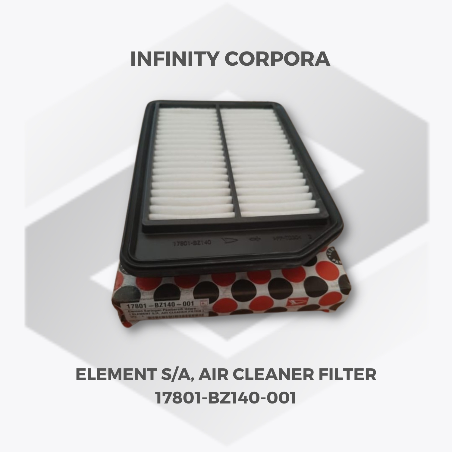 ELEMENT SUB-ASSY, AIR CLEANER FILTER - Infinity Corpora System